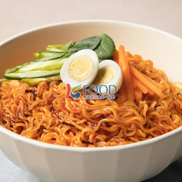 Korean eight-way instant noodles, authentic Korean dry noodles, apple ...