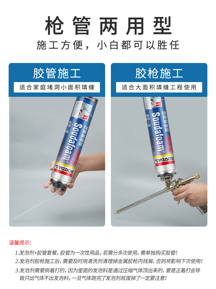 Speedy Foam Caulking Agent - Polyurethane Expanding Foam Sealant