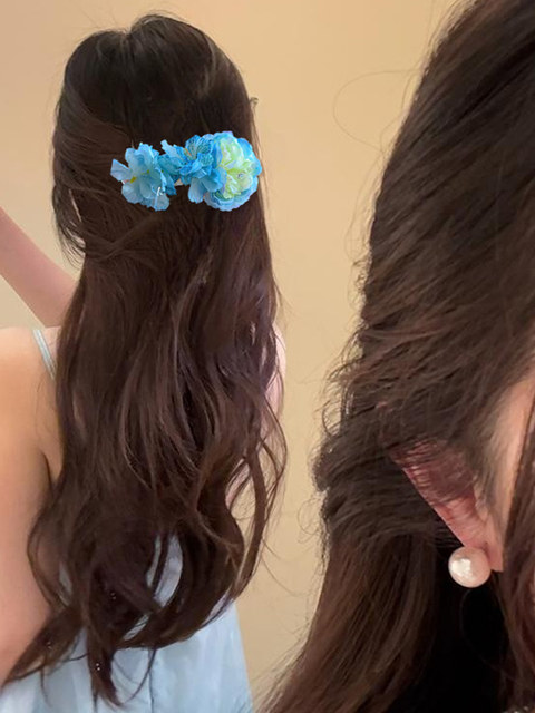 Super fairy purple peony flower grabbing and forest-style temperament ...