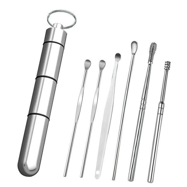 Ear-picking artifact ear-picking stainless steel ear-picking special ...