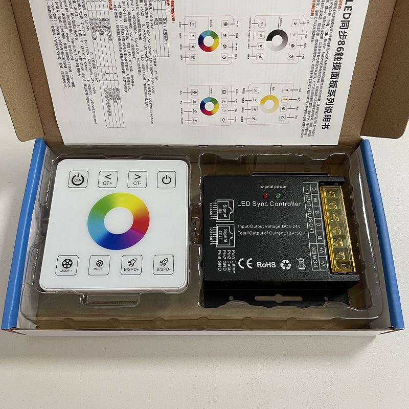 LED dimming controller 86 panel network cable synchronization full ...