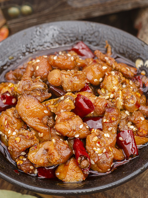 Sichuan Spicy Cold Rabbit Cubes, a Specialty of Zigong, Spicy Vacuum ...