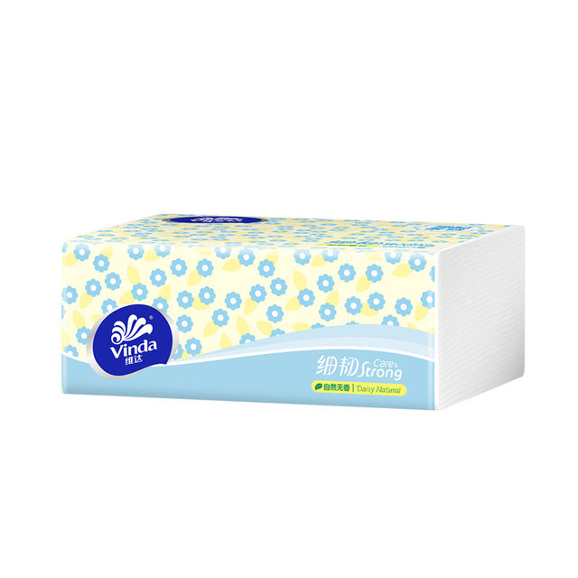 Vida fine and tough paper 3 layers 100 pump 5 packs of napkin tissue ...
