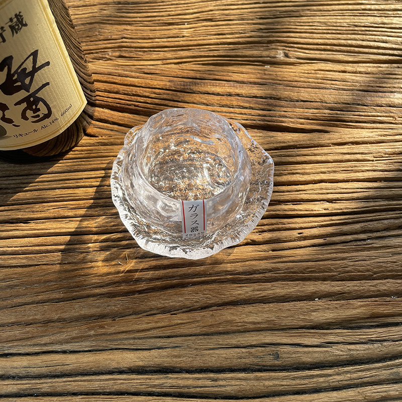 Verre à saké japonais en verre massif - Verre à shooter uni