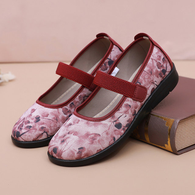 Gem cloth shoes old Beijing cloth shoes for women spring new style ...