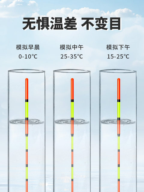 Handmade eye-catching reed float, highly sensitive float, light mouth ...