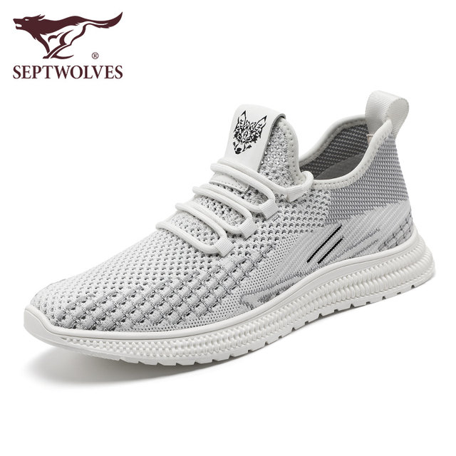 Septwolves mesh shoes new summer casual shoes for men hollow breathable ...