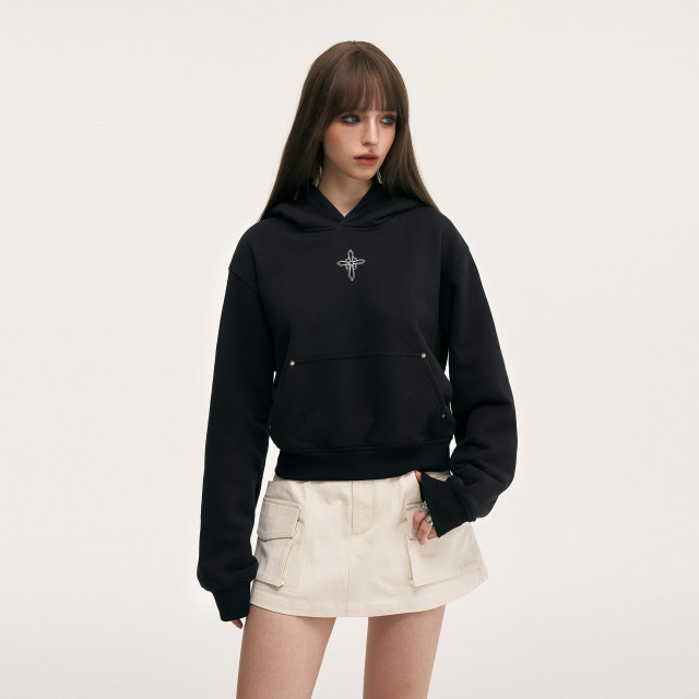 HeartBoon American tide brand hooded sweater female autumn and winter ...