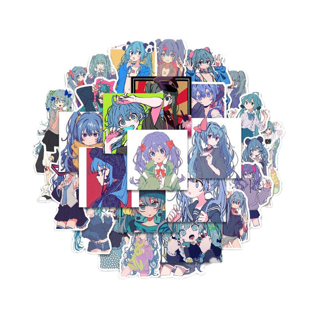 108 second-dimensional wife Hatsune Miku's exquisite stickers cute ...