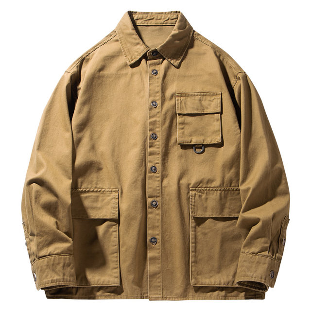 Mountain camping heavyweight high-density pure cotton retro earth ...