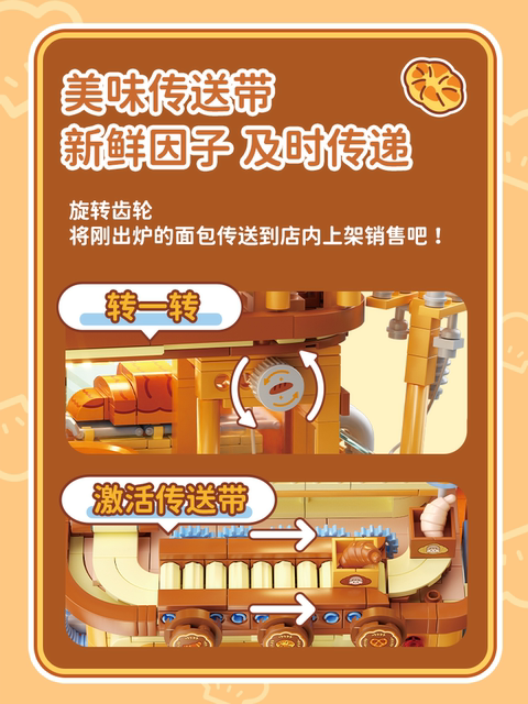 Unexpectedly, Zhuo Dawang genuine joint building block baking workshop ...