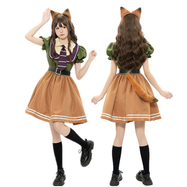 Zootopia cosplay Nick Fox Skirt Halloween Comic Con skirt stage ...