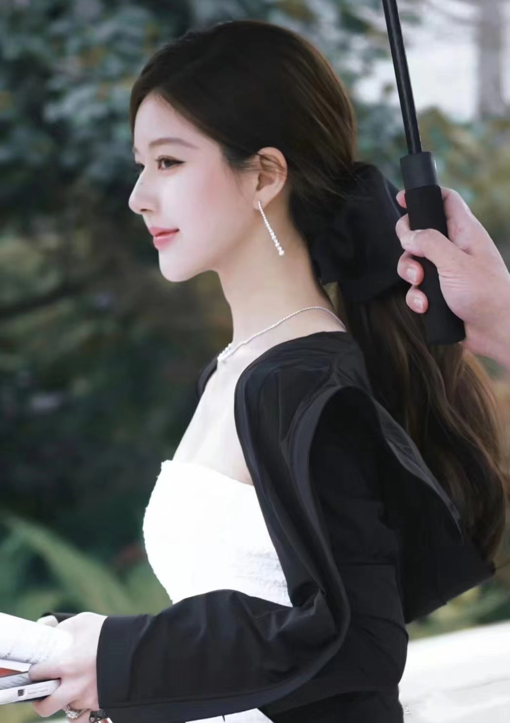 Original Zhao Lusi's same style large 30cm large intestine ring Korean ...