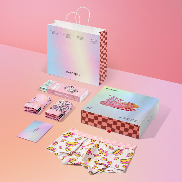 Maizuo men's underwear men's boys pure cotton boxer briefs gift box set ...