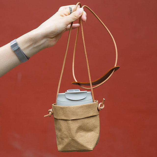 Harajuku windshield cup cup cover crossbody bablov thermos cup bag washable coffee cup ...