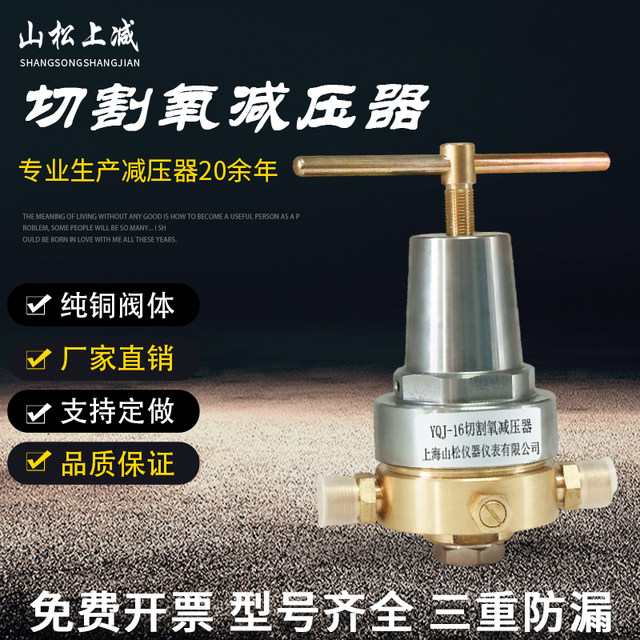 Shansongshang YQJ-16 cutting oxygen pressure reducer pressure regulating large flow pipeline gas ...