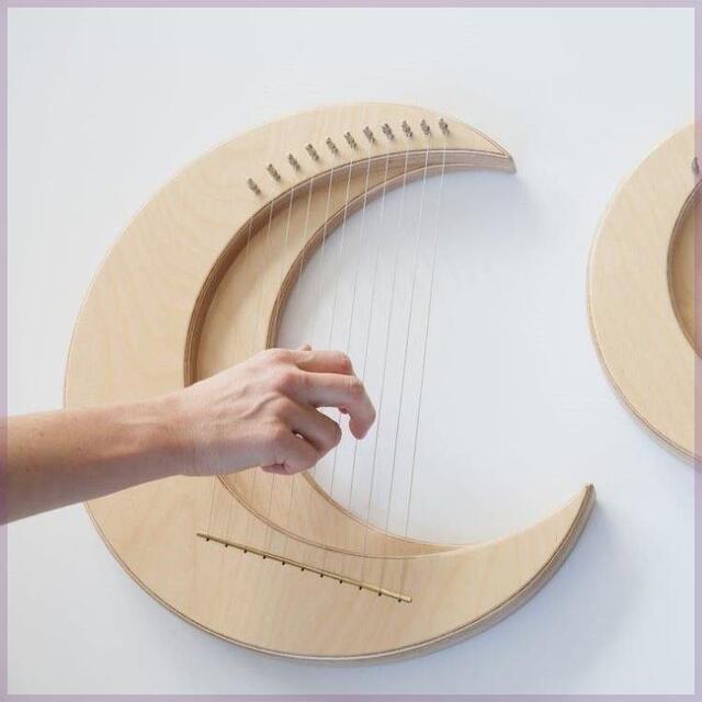 Xinjiang wood products diy wooden lyre activities to promote small harp ...