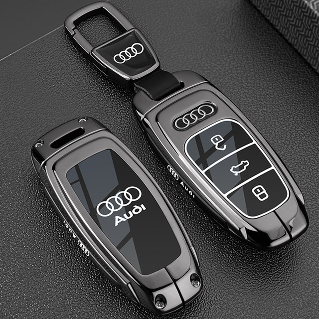Applicable to 2025 Audi A6L key cover A7L full A3L bag Q7 buckle Q5L A4L shell A8L car metal men