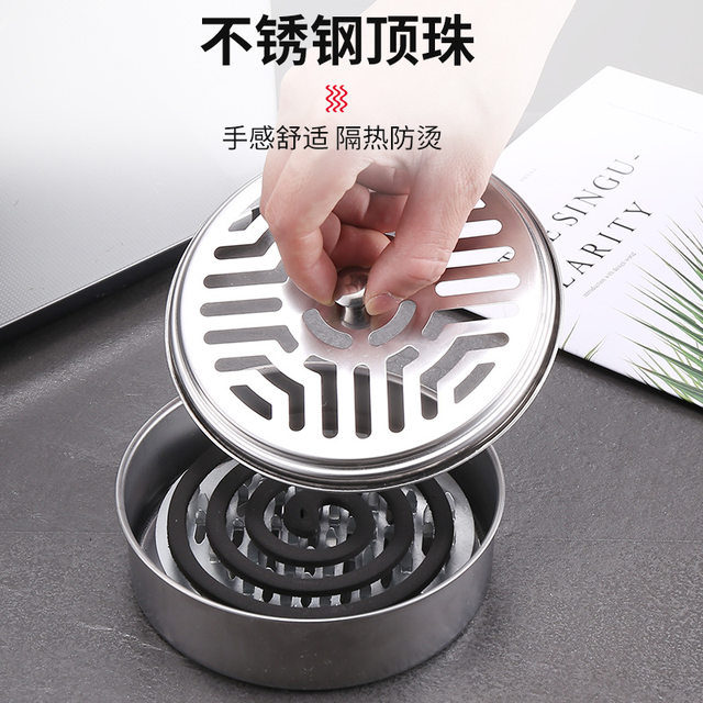 Thickened and enlarged mosquito-repellent incense box with lid ...