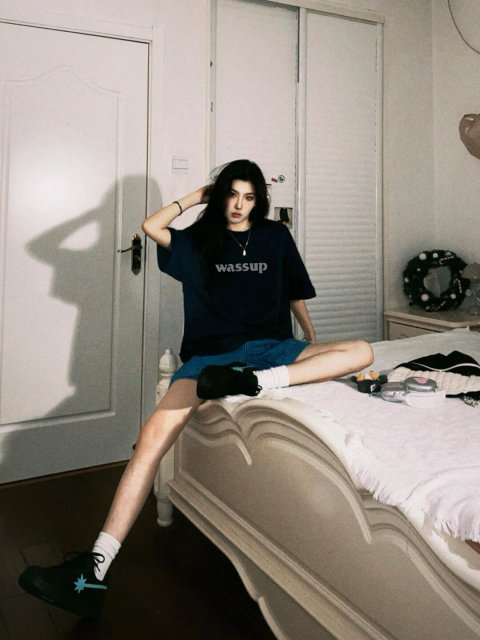 WASSUP national trend brand short-sleeved T-shirt for women's summer ...