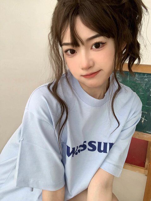 WASSUP American trendy brand pure cotton short-sleeved T-shirt for ...
