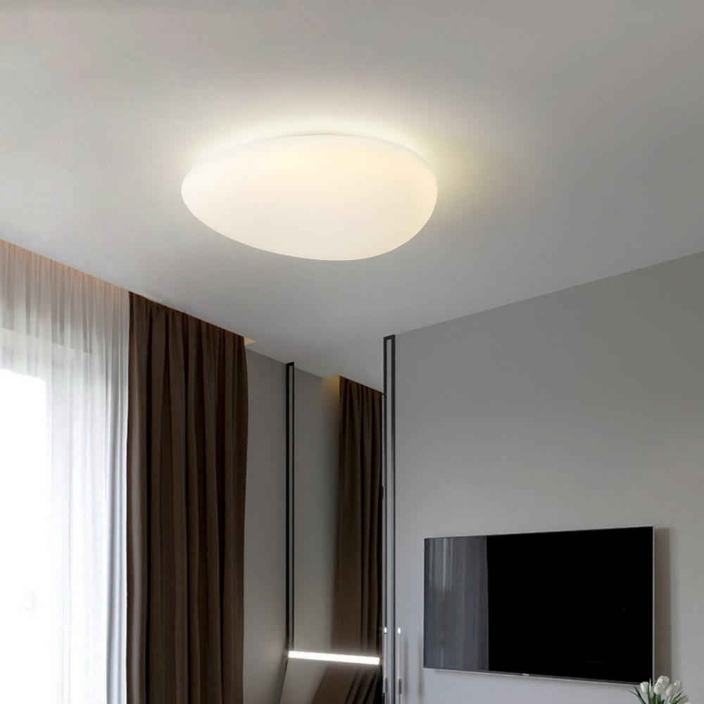 Sdmm Modern Nordic LED Ceiling Light - Dimmable Pebble Design