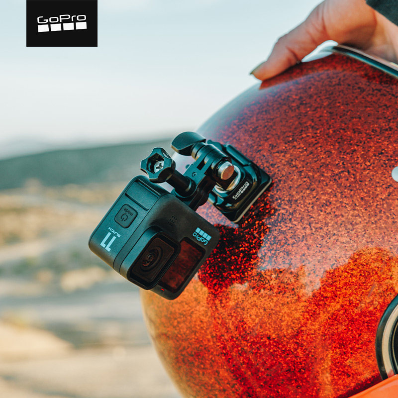GoPro Universal Helmet Accessory Mount - Front & Side - Ahfsm-001