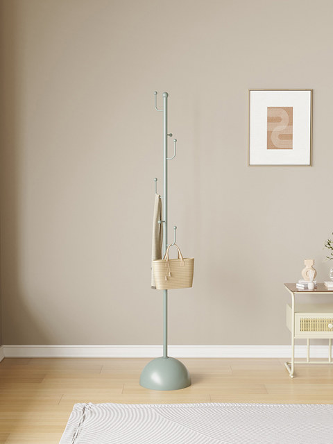 Iron art clothes rack floor hanging clothes rack Internet celebrity ...