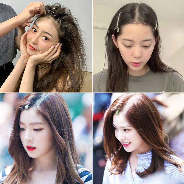 Hair root fluffy clip forehead side bangs seamless duckbill clip ...