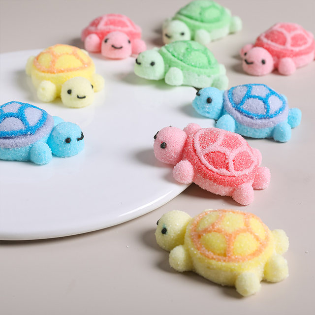 Turtle shaped marshmallow blind box with the same shape 3D cute ...