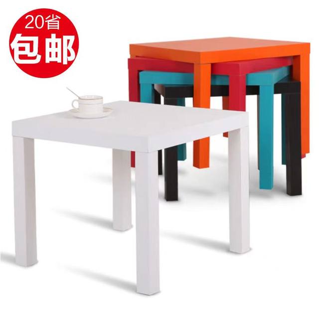 Rental house small square table modern minimalist home small coffee ...