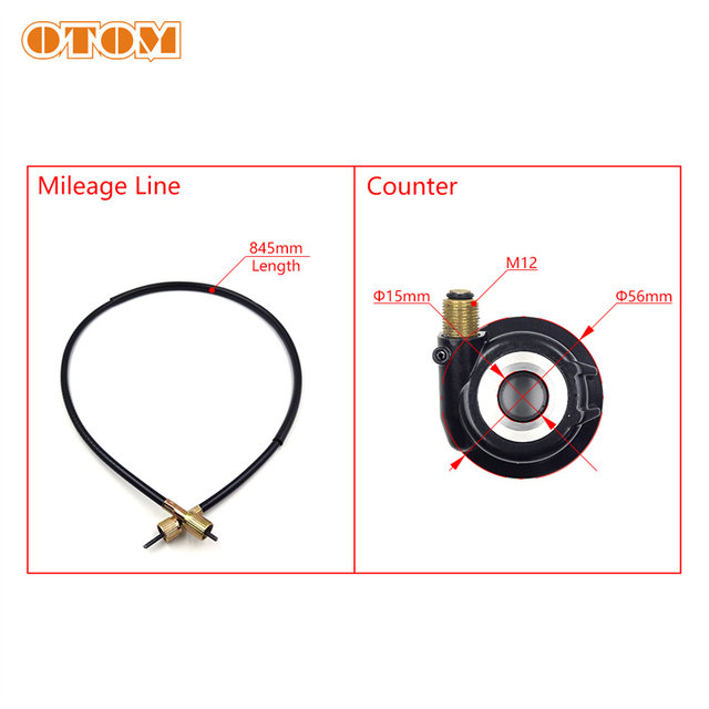 Suitable for YamahaTRICKERXG250 motorcycle counter mileage line ...