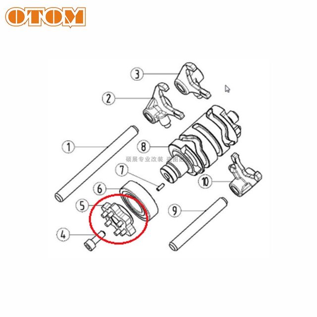 Hengjian two-stroke motorcycle engine original accessories five-star ...