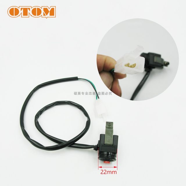 Off-road motorcycle ignition small switch button electric start switch ...