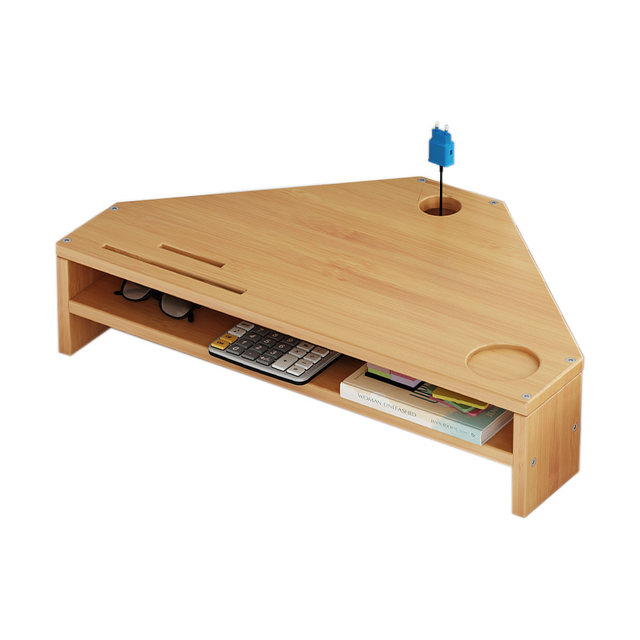 Triangular computer increased corner -corner -based table table display ...