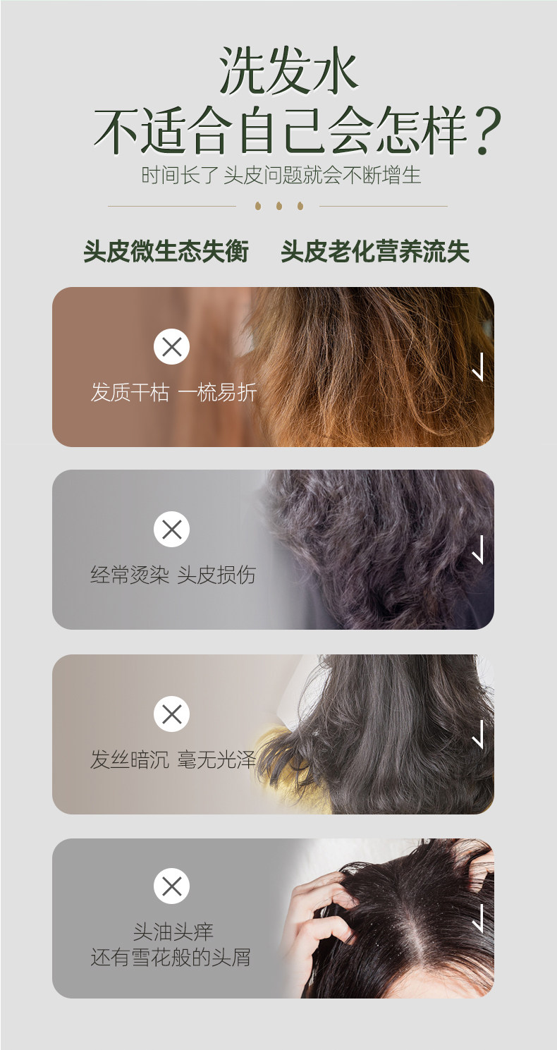 Changfa Xiaozhai Washing Rice Water Shampoo Dew: Ginger Shouwu Oil ...