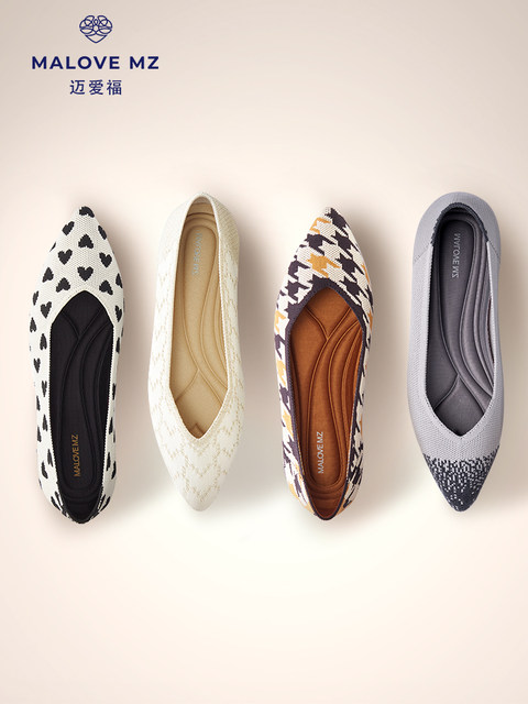 MALOVE MZ Princess Shoes 2025 new love and comfortable flat shoes ...