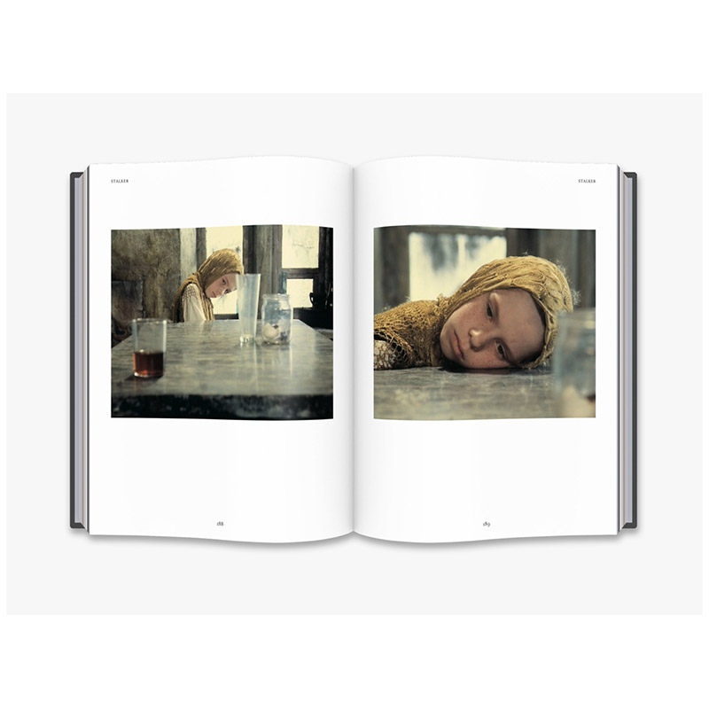Tarkovsky tarkovsky: fotogramas de películas, polaroids y escritura