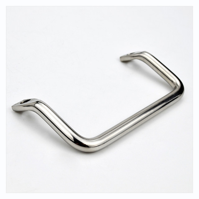 304 stainless steel handle double bending inclined flat head industrial ...