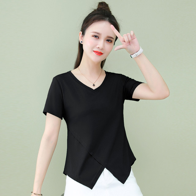 2024 new summer clothes for women, pure cotton short-sleeved t-shirts ...
