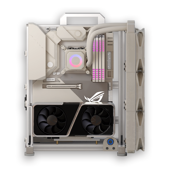 Open chassis matx computer chassis rack aluminum alloy atx creative ...