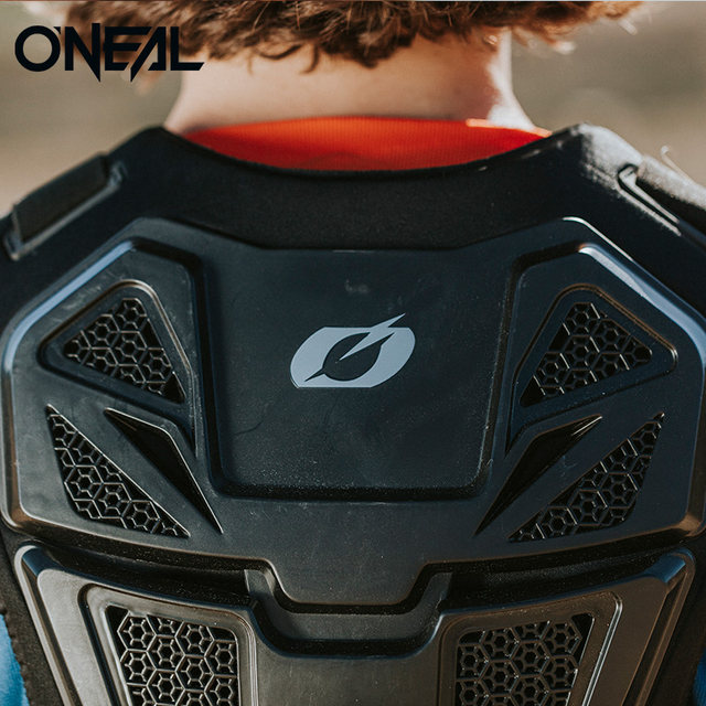 24 American ONEAL off-road motorcycle equipment, rider riding ...