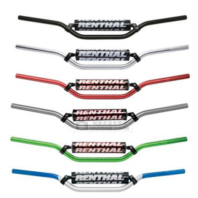 British Renthal off-road motorcycle handlebar 7/8 modified aluminum ...