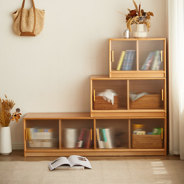 Solid wood floating window cabinet cabinet loudies and low cabinet long ...
