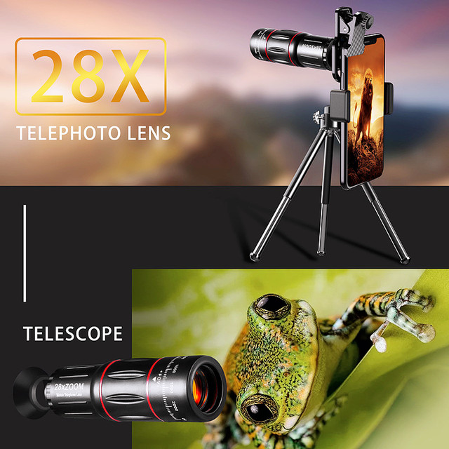 Mid-range special telephoto lens for mobile phones, telescope for ...