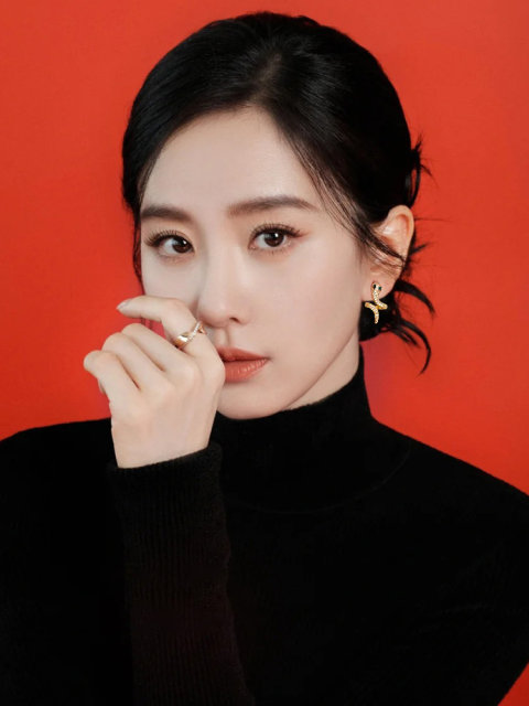 Silver snake-shaped triangle ear clip women's niche high-end retro ...