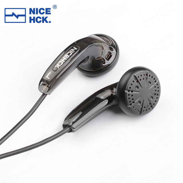 NiceHCK original road earphones without trace net red flat head plug ...
