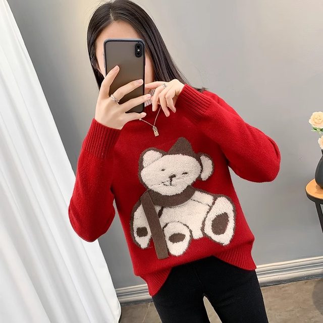 Two pieces of fake sweaters in large size 2020 autumn and winter new ...