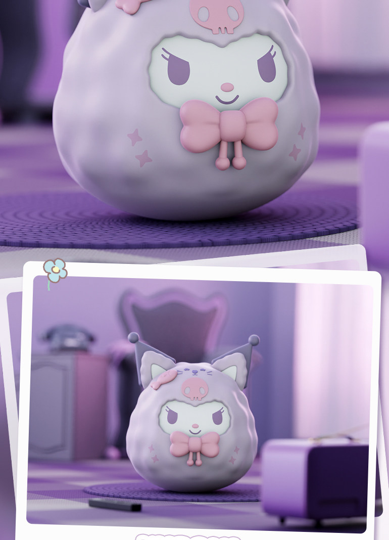New Sanrio Tumbler Series Ornament | Pacha Dog Kurome Desktop Figure ...
