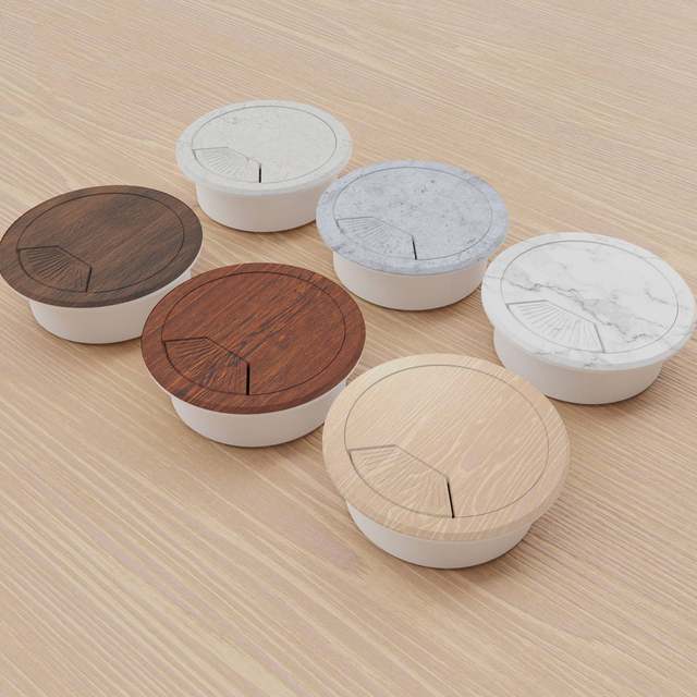 Computer desk cable hole cover, desk cable hole cover, desk cable box ...